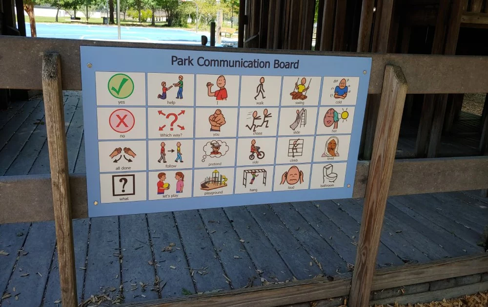 Communication Board Makes Carrier Park Playground More Inviting for Non ...