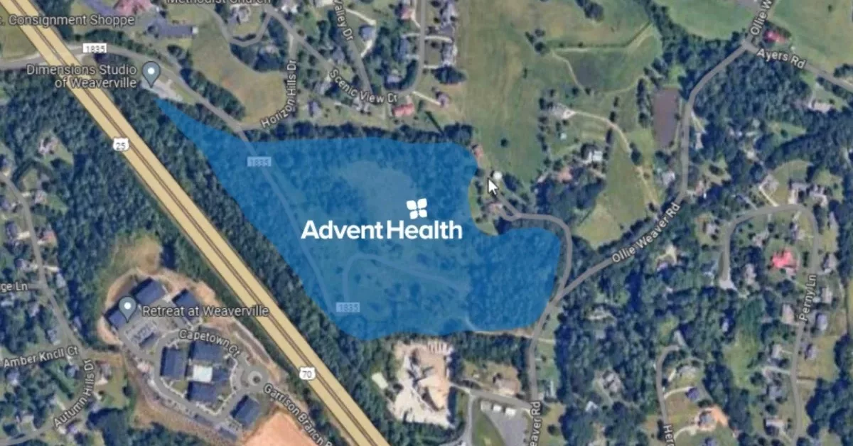 AdventHealth Buys 25 Acres in Weaverville to Build a New Hospital - Asheville.com